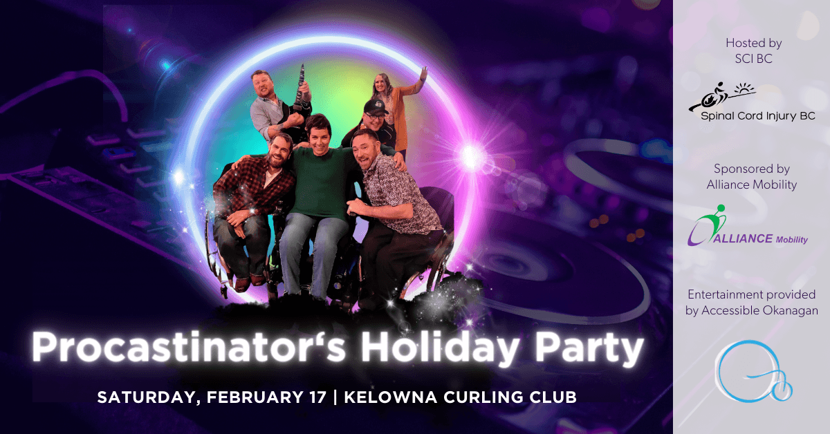 Procrastinator's Holiday Party - Spinal Cord Injury BC