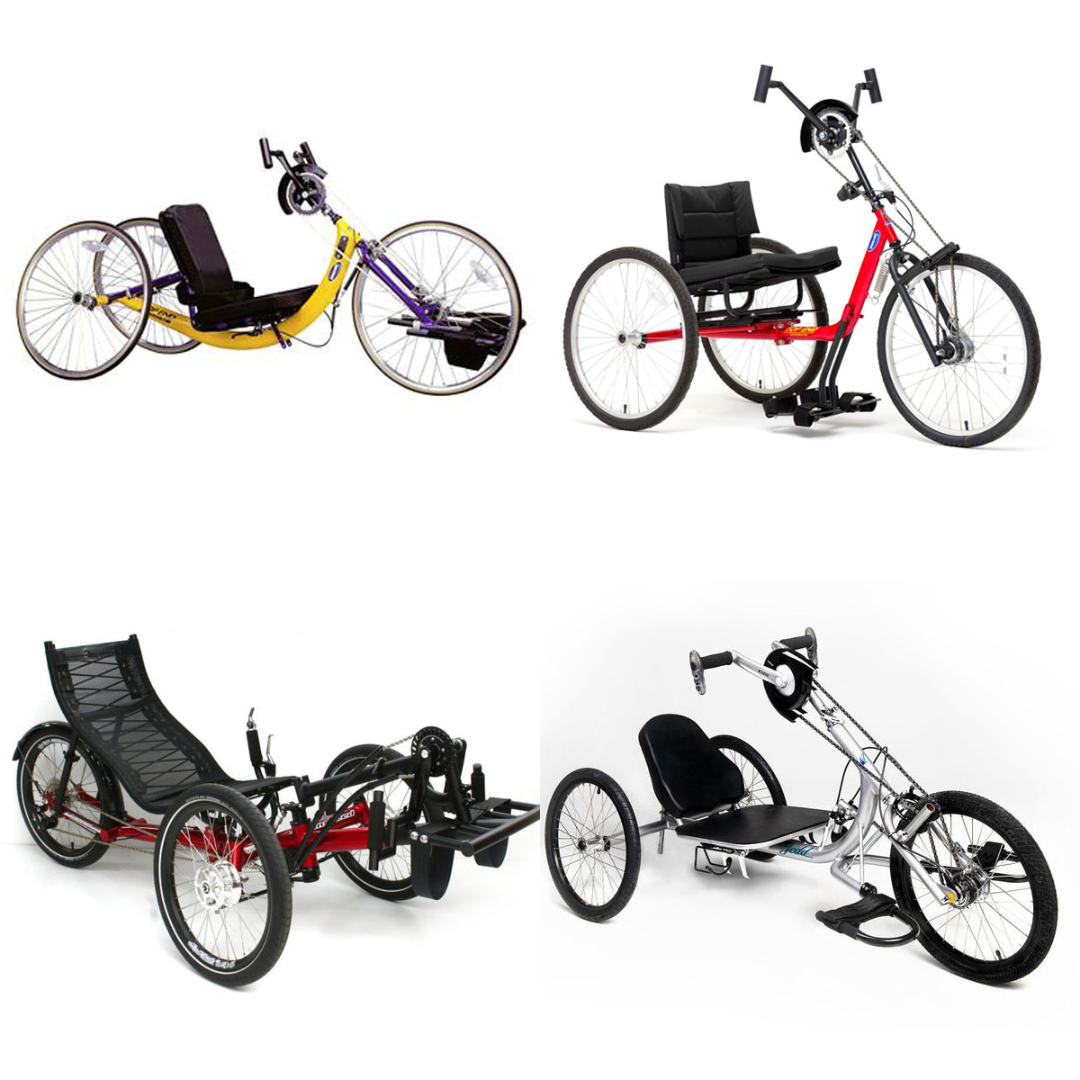 Our Fleet of Adaptive Bikes and Handcycles