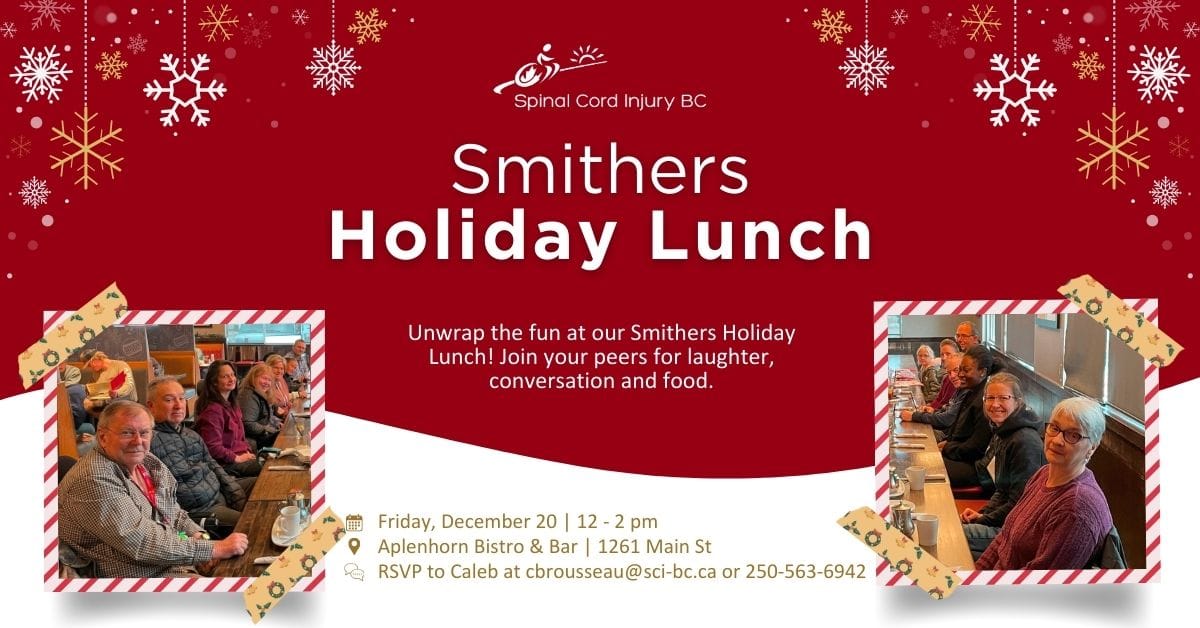 Smithers Holiday Lunch - Spinal Cord Injury BC